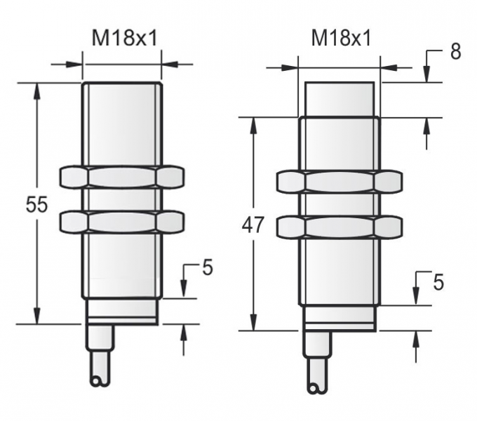 24V DC M18 Analog Inductive Proximity Sensor With 0-10V Voltage Output ... 24V DC M18 Analog Inductive Proximity Sensor With 0-10V Voltage Output ...