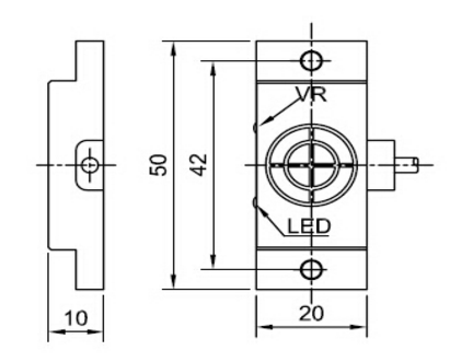 12V Or 24V Rectangular Capacitive Prox Sensor DC 3 Wire For Water Level ...