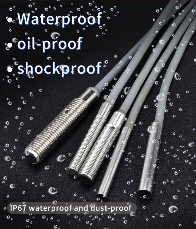 Small Size Inductive Proximity Sensor M3 / M4 / M5 / M6 Stainless Steel ...