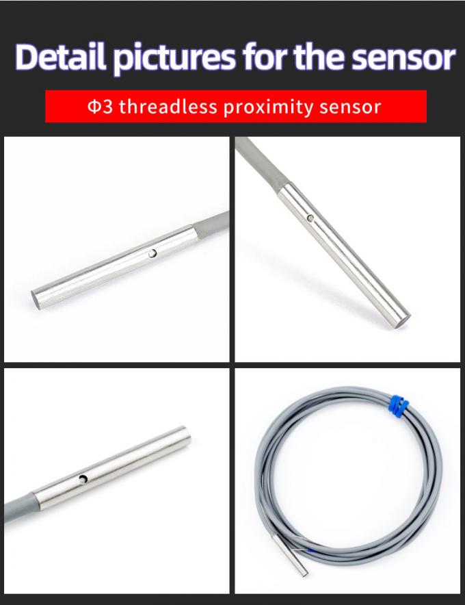 Small Size Inductive Proximity Sensor M3 / M4 / M5 / M6 Stainless Steel ...