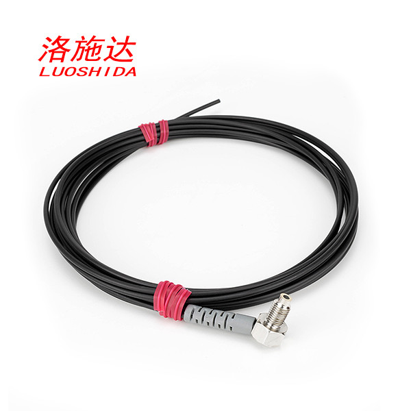 M6 Fiber Sensor Amplifier Elbow 90 Degree Diffuse Fiber Optical Sensor ...